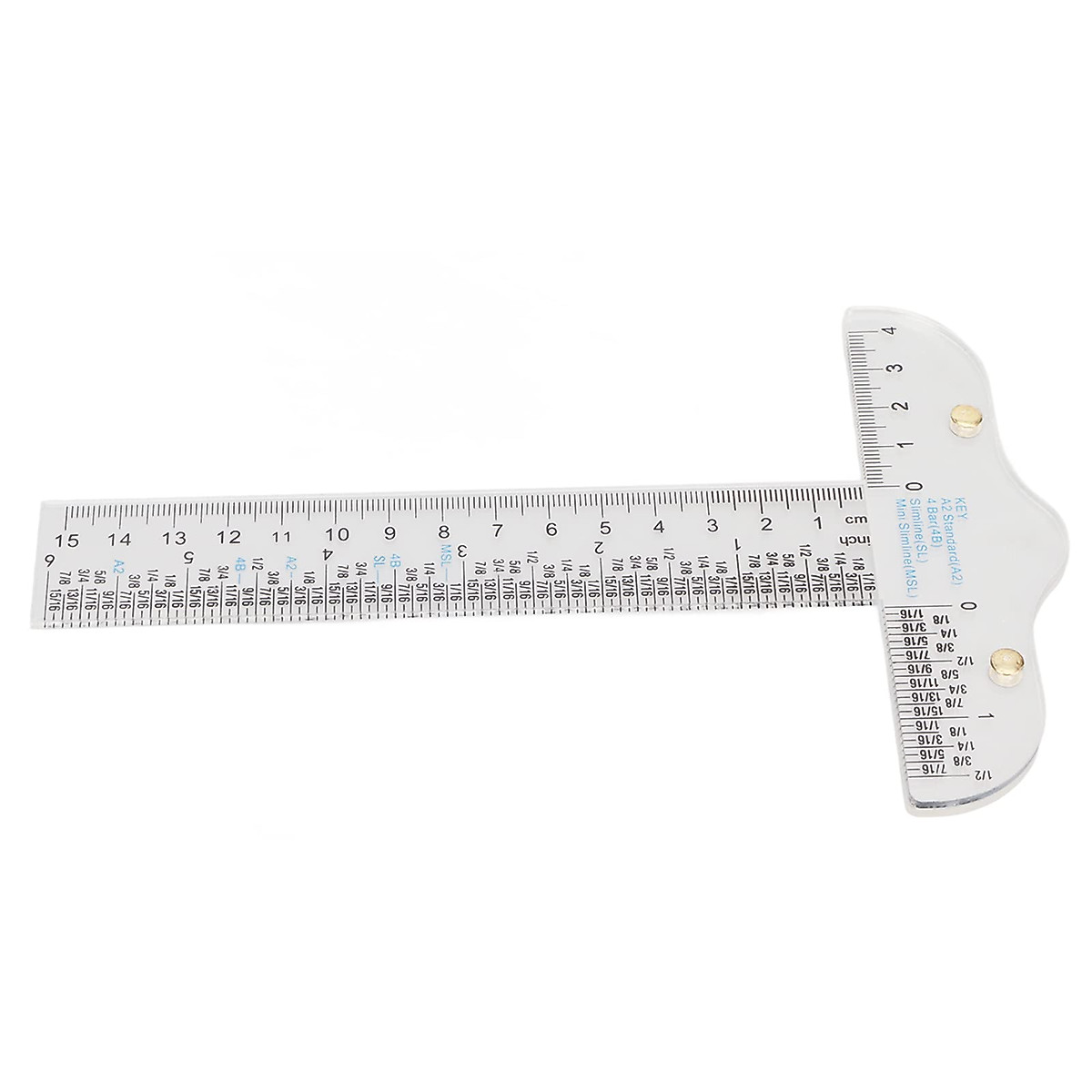 T Ruler T Ruler Inch Cm Scale Clear Acrylic Portable Multifunction Drafting Ruler Clear Graduation T Ruler for Art Binding Crafts Easy Reference