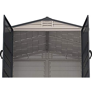 Duramax 30425 Storemate Plus Outdoor Storage Shed, Gray/Dark Gray