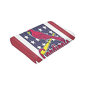 Team Promark St. Louis Cardinals Blanket Super Soft Throw Blanket Cozy Warm Fluffy Blankets Fits Sofa Chairs Bed All Seasons 50x40