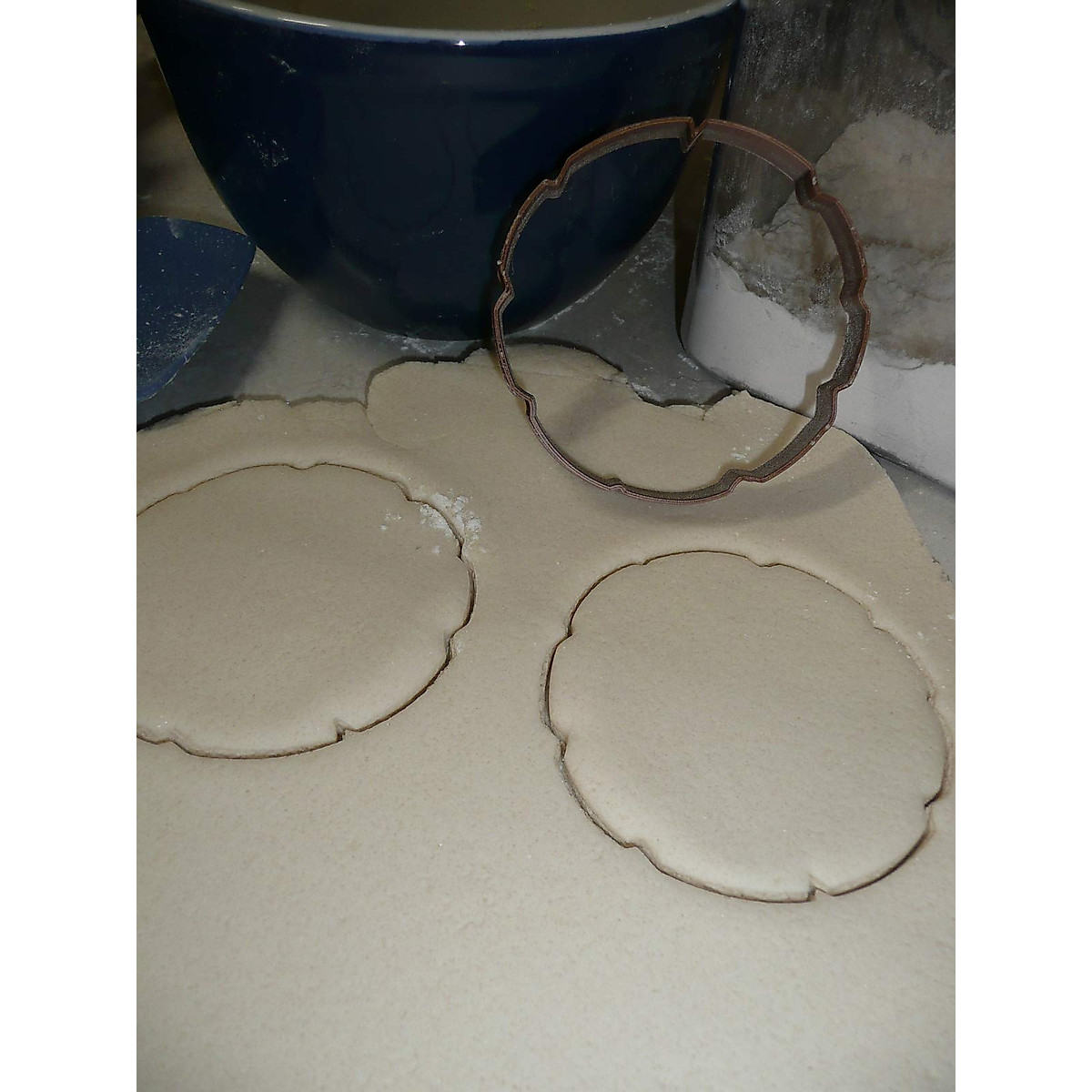 TREE LOG OUTLINE BARK WOOD GRAIN SLICE STUMP OUTDOOR THEME COOKIE CUTTER MADE IN USA PR2564