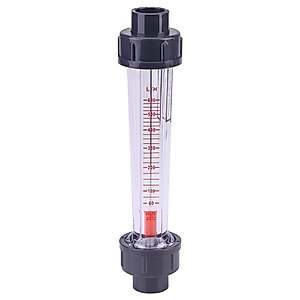 60-600L/H Rotameter Plastic Tube Liquid Water Meter DN15 Flowmeter LZS-15D