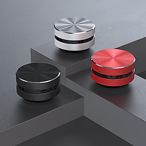 Docooler Bone Conduction Speaker, Mini Bone Conduction Portable Speaker, Small Speaker, Wireless Speaker Stereo Bass Sound Creative Portable Speaker, Built-in Mic Sound for Home,Outdoor (Black 2 Pack)