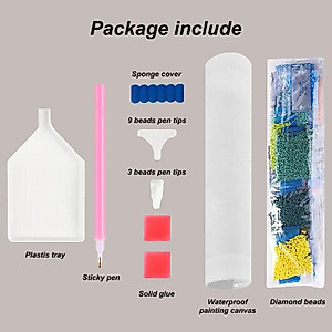 5D Diamond Art Painting Kits by Number for Adults Black Angel Woman Acrylic Diamond Art Painting Full Round Drill Crystal Rhinestone Embroidery Craft Kits 30x40cm