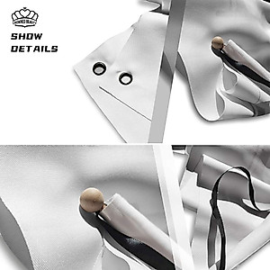 CROWNED BEAUTY Fall Porch Banner Sign Sweet Home Happy Fall Yall 12x70 Inch Indoor Outdoor Seasonal Hanging Front Door Farmhouse Wall Decoration CS078-12, Orange