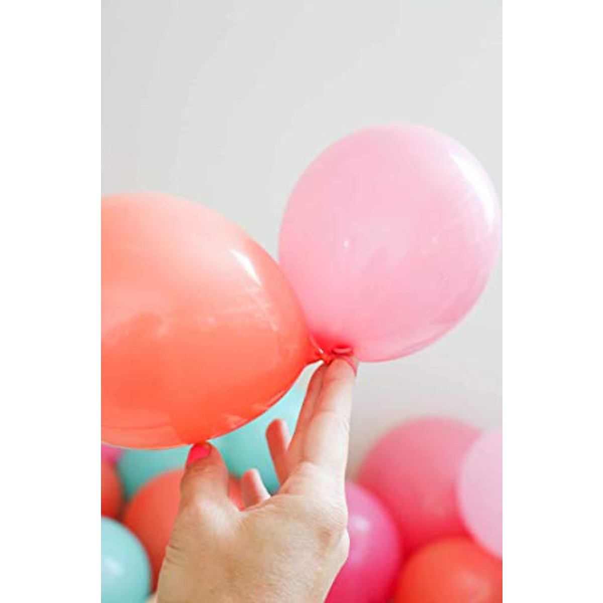 Balloon Garland kit Pink Blue Peach Balloon Arch Tropical Flamingo Party Unicorn Party Wedding Bridal Shower Birthday Party Decoration