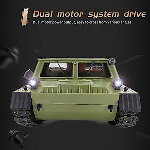 Adepe 1/16 2.4G Super RC Tank Rc Tank Toy 4WD Crawler Tracked Remote Control Vehicle Charger Battle boy Toys for Kids Children Boys Toys(with Three Rechargeable Batteries)