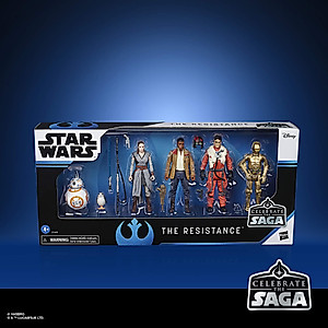 STAR WARS Celebrate The Saga Toys The Resistance Figure Set, 3.75-Inch-Scale Collectible Action Figure 6-Pack (Amazon Exclusive)