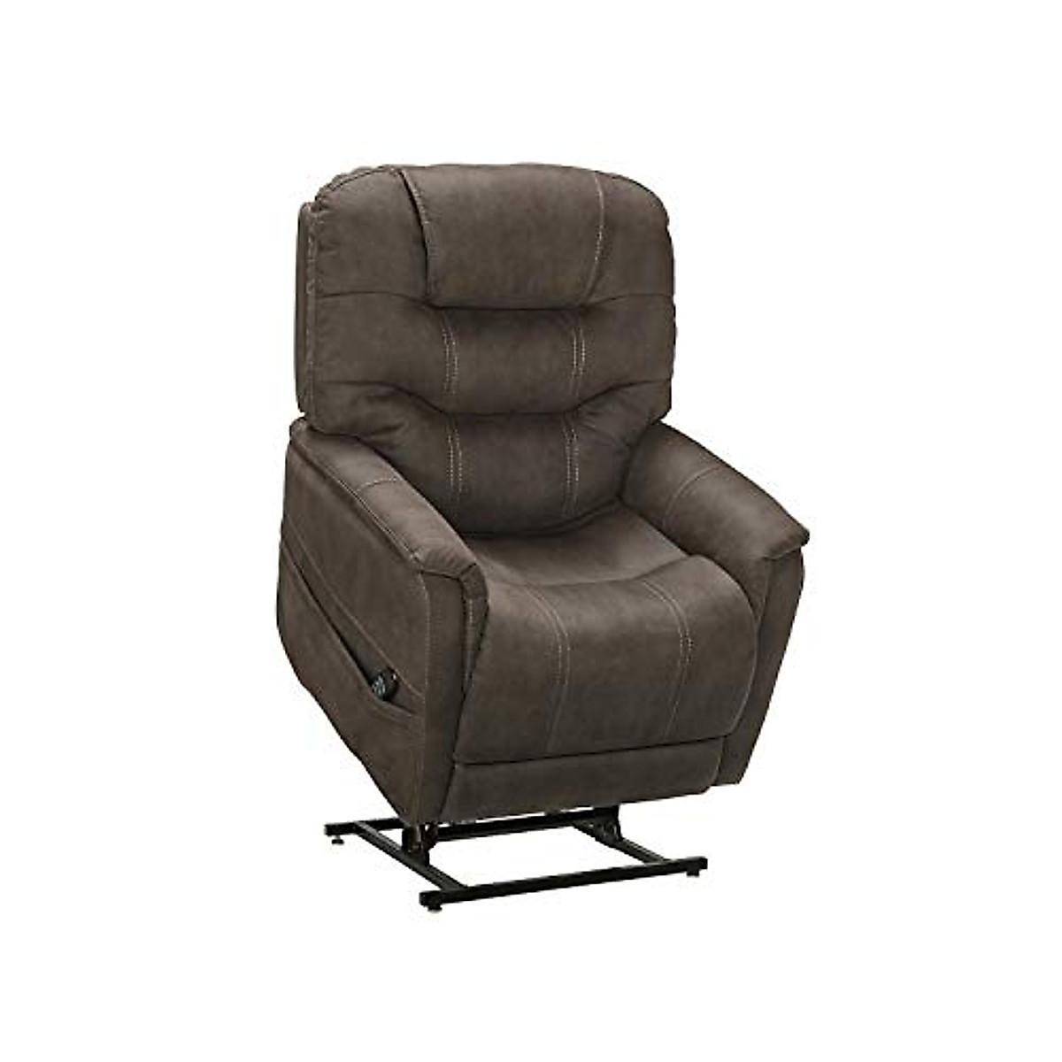Signature Design by Ashley Ballister Contemporary Power Lift Recliner, Brown