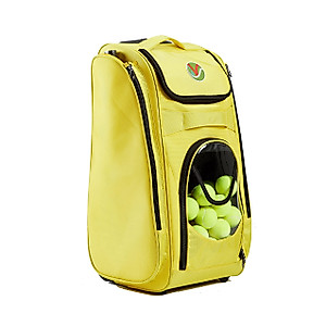 VIV Pickleball Tennis Bag: All-in-One Pickleball Bag, Hopper, and Feeder with Wheels. Store, Travel, Practice with Pickleball, Tennis, Baseball, Softball Gears. Pickleball Hopper, Tennis Ball Hopper