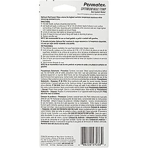 Permatex 27038 Optimum Red High Temperature Gasket Maker, 3 oz