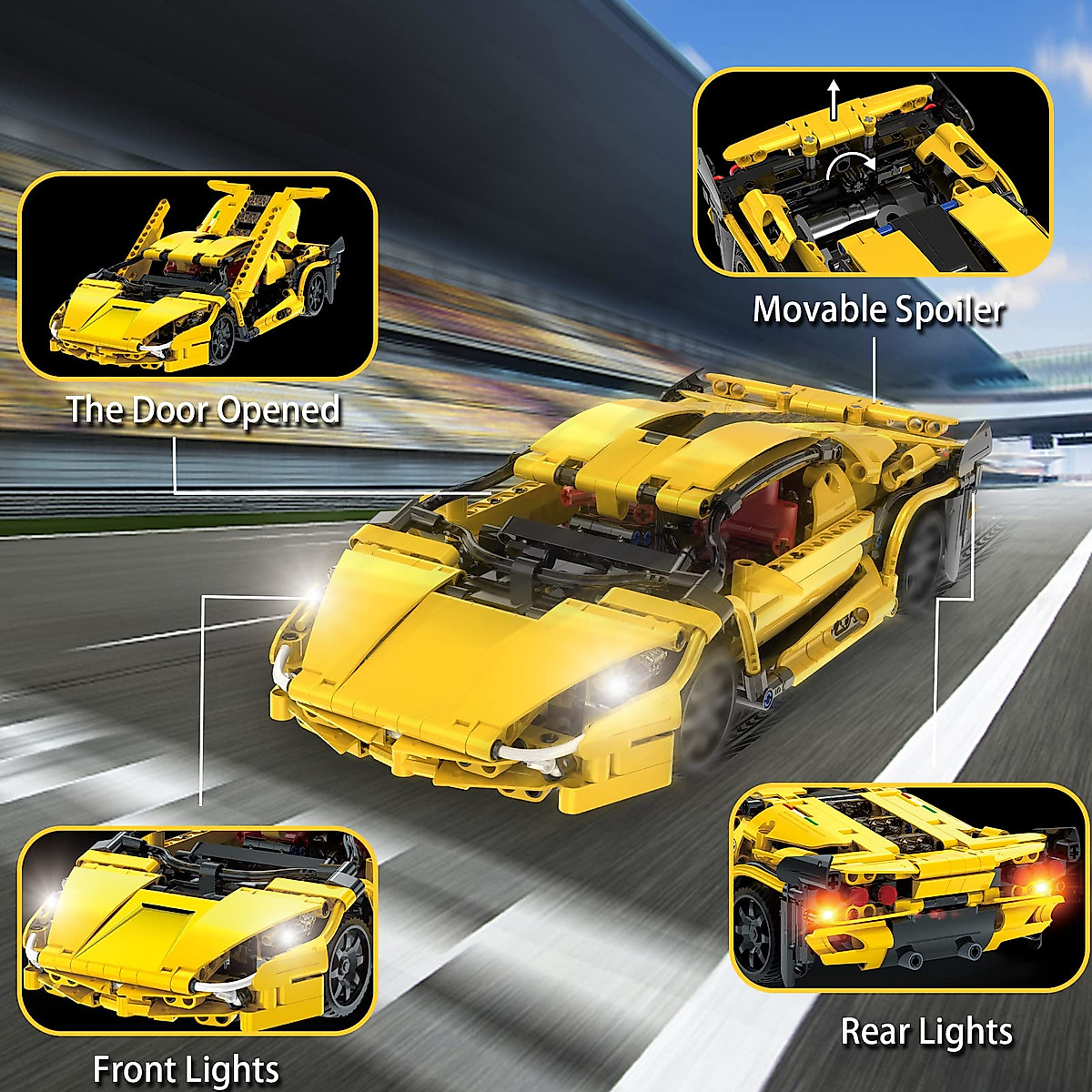 STEM Buidling Toys for 6 7 8 9 10 11 12 + Year Old Boys Girls Gifts Remote Control Car Toy Building Sets RC Race Model Cars Building Kits,Learning Toys Best Birthday for Kids (456PCS)