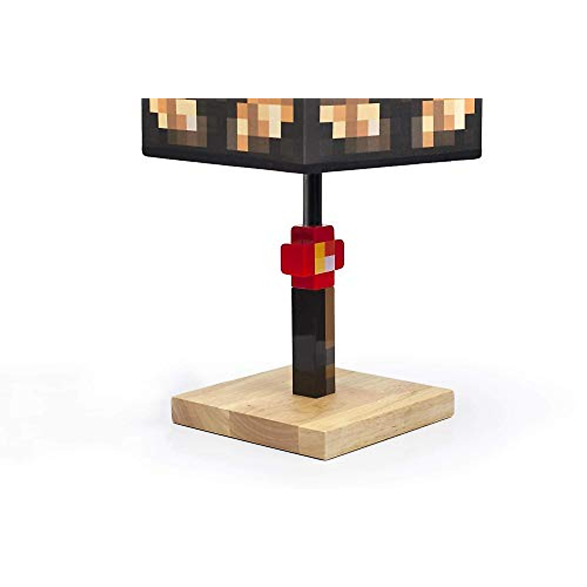 Minecraft Glowstone 14 Inch Corded Desk LED Night Light - Decorative, Fun, Safe & Awesome Bedside Mood Lamp Toy for Baby, Boys, Teen, Adults & Gamers - Best for Home's Bedroom, Living Room Or Office