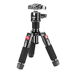 Neewer Portable Desktop Mini Tripod - Aluminum Alloy 20 inches/ 50 Centimeters with 360 Degree Ball Head, 1/4 inch Quick Shoe Plate for DSLR Camera Video Camcorder, Load up to 11 pounds/5 kilograms