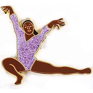 Simone Wolf Turn Gymnastics Pin - #3520