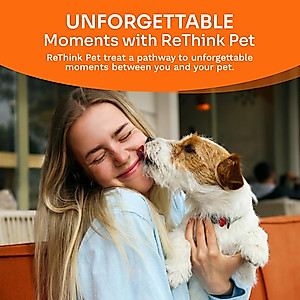 ReThink Pet 100 Pieces Dog Training Treat, Protein Rich Bites with Beef, Lamb & Chicken, High Digestible, Healthy Dog Training Treats, Great Tasting, Long Lasting, Dog Chew, Suitable for Small Dog