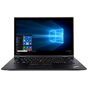 Lenovo ThinkPad X1 Yoga 14-inch FHD, Core i7-6600U 2.6GHz, 16GB RAM, 256GB Solid State Drive, Windows 10 Pro 64Bit, CAM, Touch, (Renewed)