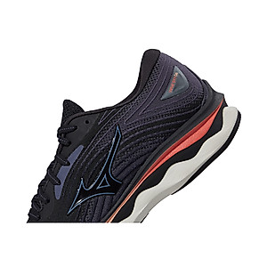 Mizuno womens Wave Sky 6 Running Shoe, Black-quicksilver, 8.5 US