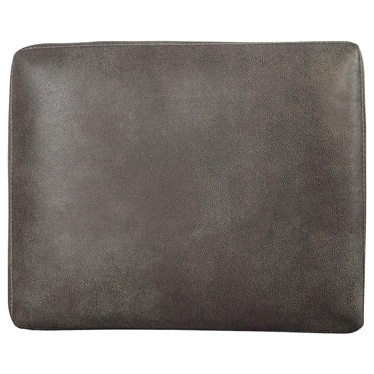Signature Design by Ashley Arroyo Mid Century Modern Faux Leather Ottoman, Dark Gray
