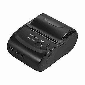 YDuupxe Mini 58mm 5802DD Thermal Receipt Printer USB Connect with Auto Sleep Awake Printing Equipment Used for Restaurant Personal Bill (US Plug)