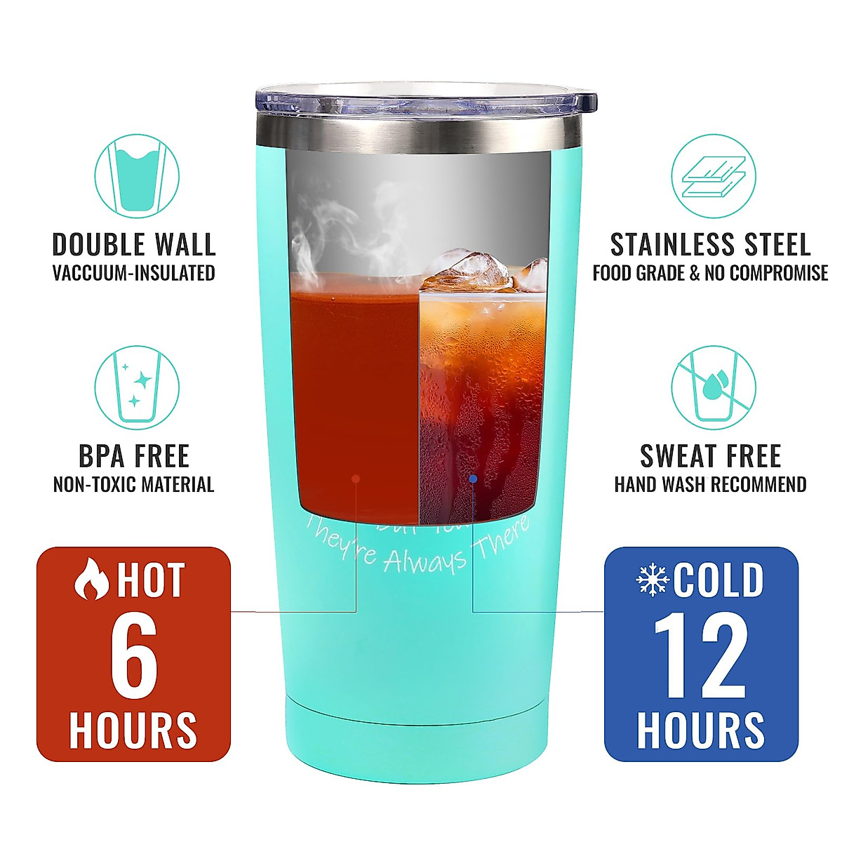 Panspace Best Friend Tumbler, Friend Gifts for Women Men - 20oz Insulated Tumbler Cup with Straw and Lid, Best Friend Birthday Gifts for Women Friendship Bestie Gifts for Women Friends Female