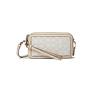 COACH Signature Jacquard Kira Crossbody Chalk/Ivory One Size