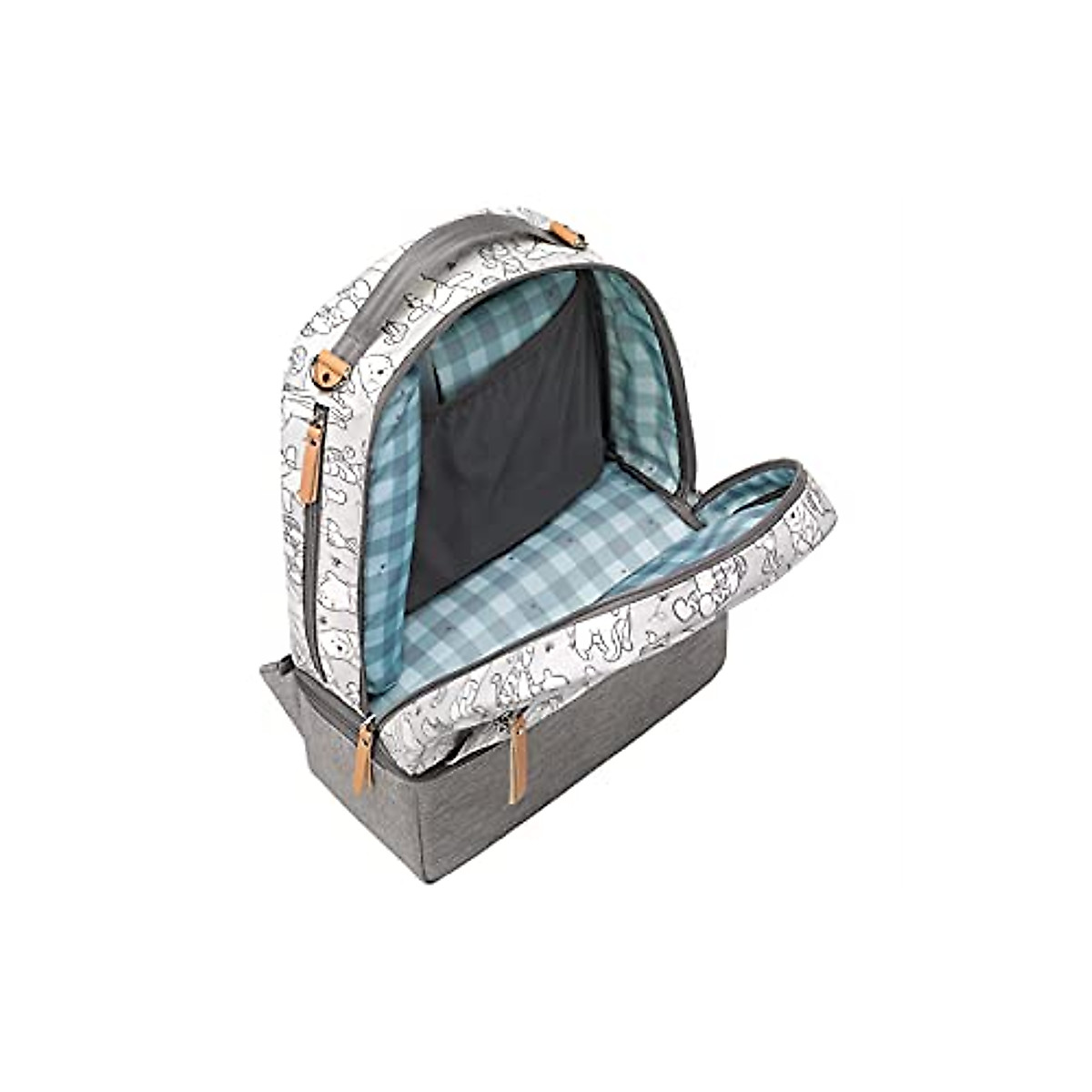 Petunia Pickle Bottom Axis Backpack | Baby Bag | Diaper Bag Backpack | Baby Bottle Bag for Parents | Stylish Baby Bag Organizer| Sophisticated & Spacious Backpack for On The Go | Disney's Playful Pooh