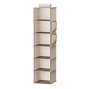YOUDENOVA 6-Shelf Hanging Closet Organizer, 3-Shelf Closet Hanging Storage Shelves