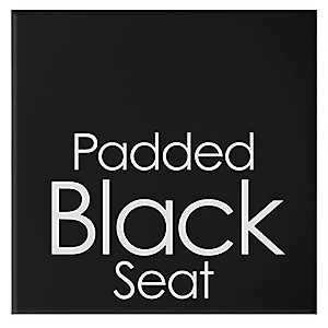 Lavish Home Set of 2 Counter Height Bar Stools – 24-Inch Backless Folding Chairs with 225lb Capacity for Kitchen, Rec Room, or Game Room (Black)