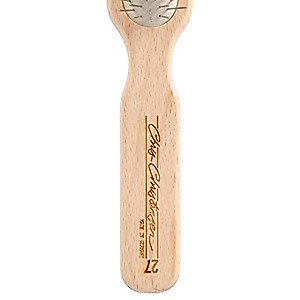 Chris Christensen 27 mm Oblong Pin Dog Brush, Original Series, Groom Like a Professional, Stainless Steel Pins, Lightweight Beech Wood Body, Ground and Polished Tips