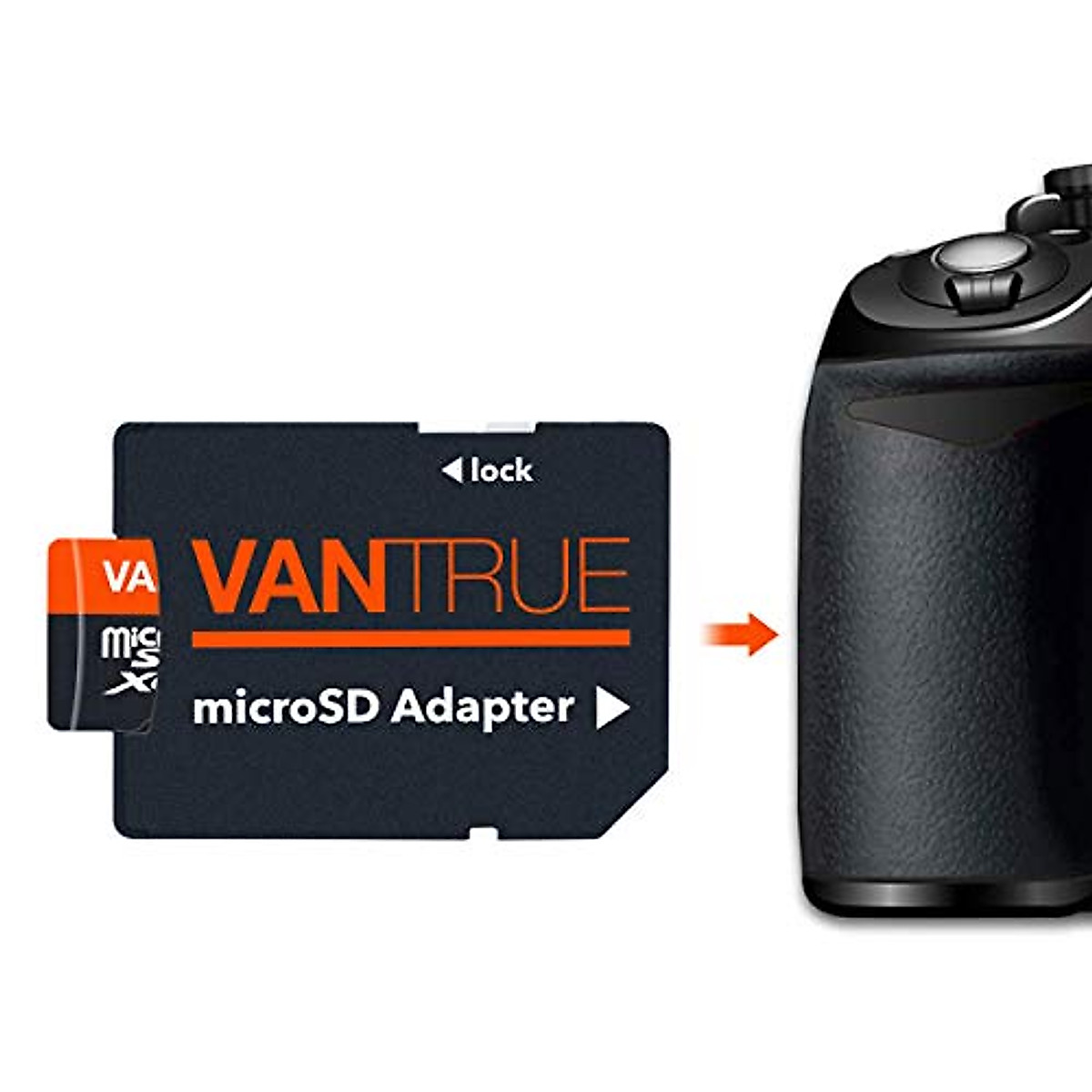 Vantrue 256GB microSDXC UHS-I U3 4K UHD Video High Speed Transfer Monitoring SD Card with Adapter for Dash Cams, Body Cams, Action Camera, Surveillance & Security Cams
