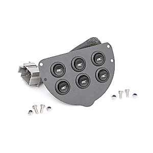 Rough Country 6 Button Multiple Light Controller for 1997-2001 Jeep XJ - 70954 , Black
