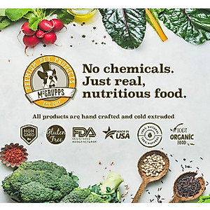 Mcgrupps Probiotic Chews for Dogs - with Natural Digestive Enzymes + Prebiotics - for Diarrhea & Upset Stomach Relief + Gas & Constipation - Allergy & Immune + Hot Spots - Made in The USA - 130 Ct