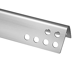 Kalomo 15 1/2" x 2" Stainless Steel Grill Heat Plates Shield Burner Cover Heat Tent Flame Tamer, BBQ Gas Grill Replacement Parts Kit for Charbroil Advantage Series 4 Burner 463344116, 466344116, 4Pcs