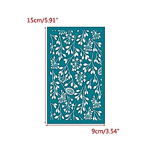 Silkscreens Stencil Reusable Silk Screen Printing Stencils for Polymers Clay Home Decors Jewelry Printing Kits polymers Clay Silk Screen Stencils Reusable silkscreens Print Kits Flower Spring Plant