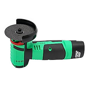 Cordless Angle Grinder, 12V Power Angle Grinder Tools with 2PCS 3.0Ah Batteries & Charger, Brushless Motor Metal Grinder, Cutting Wheels, Flap Disc for Cutting, Polishing