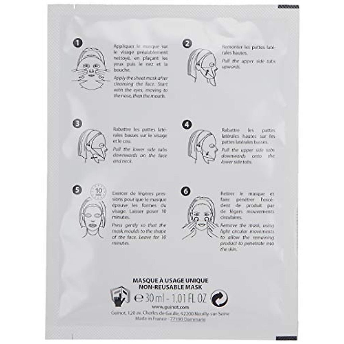 Guinot Newhite Brightening Mask Kit, 7 Count (Pack of 1)