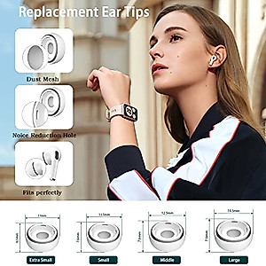 R-fun AirPods Pro Generation Case Cover with Cleaner kit and Replacement Ear Tips(XS/S/M/L), Full Protective Silicone for Apple AirPods Pro 2019 Charging Case - Black