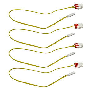 DA32-00006W 4PCS Defrost Temperature Sensor for Samsung Refrigerator RB1944SL RB215LABP RS253BASB RS255BASB RS2577BB RS253BABB by GRABOTE