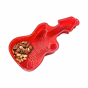Guitar-Shaped Plastic Tray