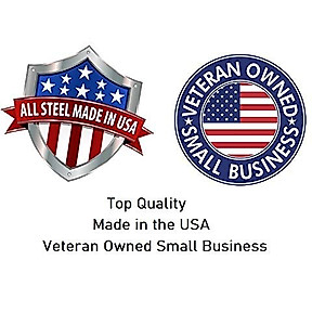 The Metal Peddler French Bull Key Holder & Dog Leash Hanger for Wall - Large 9 inch Wide with 5 Hooks - Made in USA