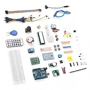 Electronic Projects Starter Kit, High Efficiency Reliable LCD Screen Development Board Kit Complete for DIY