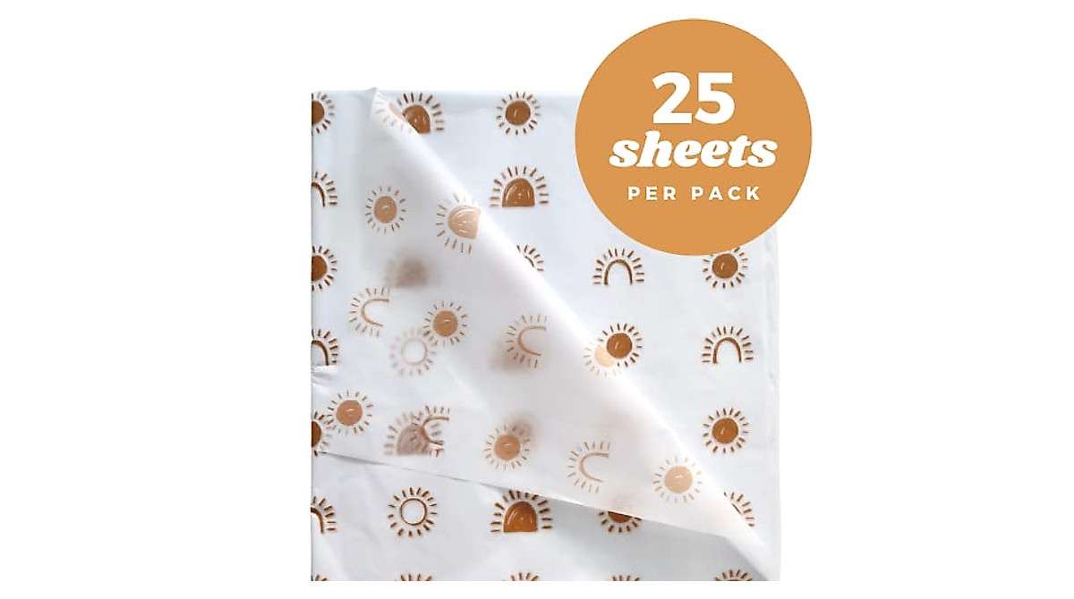 Sunshine Boho Tissue Paper Pack | Elegant Gift & Packaging Wraps