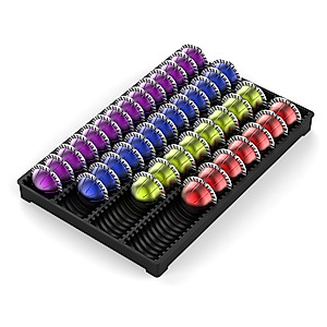 EVERIE Coffee Pod Storage Holder Drawer Insert for Counter Compatible with Nespresso Vertuoline Capsules, NCT04