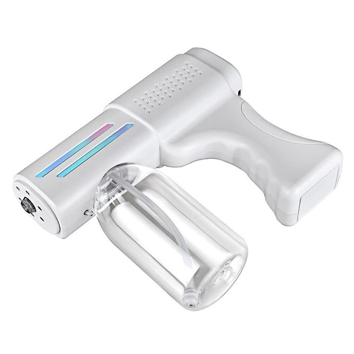 binglan Nano Atomization Disinfection Gun, Rechargeable Portable Handheld with 380ml Capacity Blue Light Spray Disinfection Gun,for Home,Office,School,Disinfection and Other Places,White