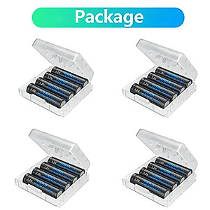 CITYORK 16 Pack 1.2V Ni-MH AA 3000mAh Rechargeable Battery, NIMH Pre-Charged AA Rechargeable Battery 1.2V 3000mAh Long Lasting for Solar Lights, Remote Controller, Electric Toys