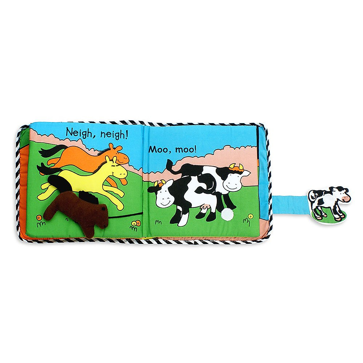 Discovery Farm Soft Cloth Lift-the-flaps Book - Lamaze