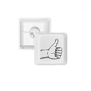 DIYthinker Praise Gesture Line Drawing Pattern Keycap Mechanical Keyboard PBT Gaming Upgrade Kit