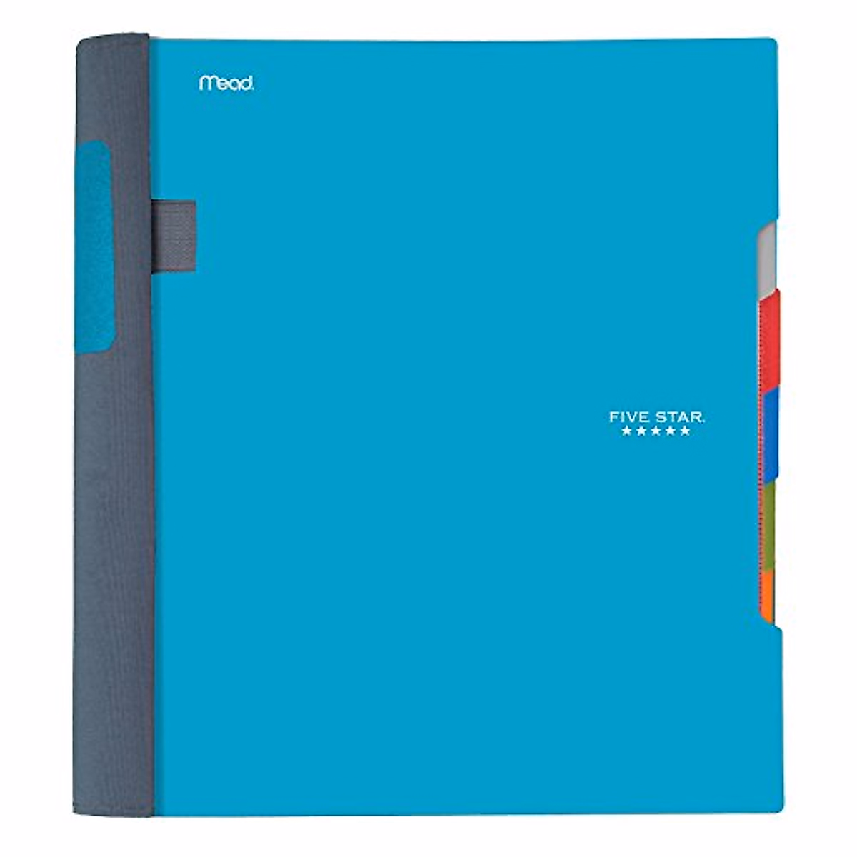 Five Star Advance Spiral Notebook, 5 Subject, College Ruled Paper, 200 Sheets, 11" x 8-1/2, Color Selected For You (06326)