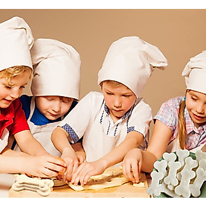 Dog Bone Cookie Cutter Set - 6 Piece Stainless Steel Shaped Cookie Cutters Molds for Baking, Holiday Celebration, DIY