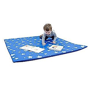 Children's Factory Starry Night Activity Mat, Foam Floor Play Mats for Kids/Infants, Baby Girl/Boy Play Mat for Playroom/Daycare/Preschool/Homeschool